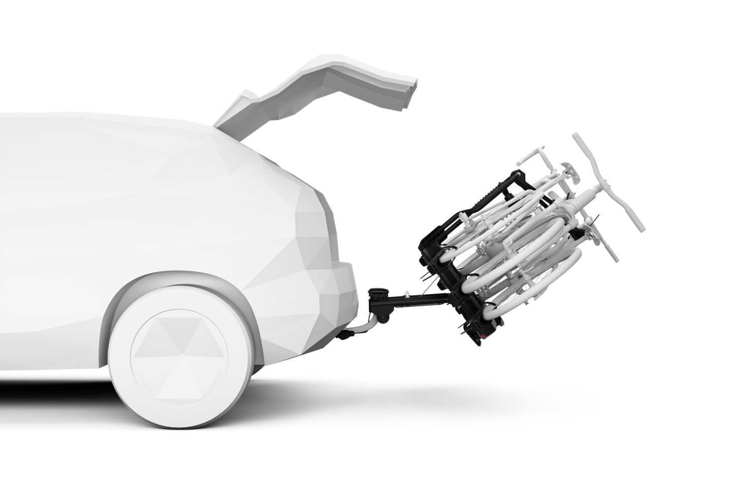 Thule EasyFold 3 Fahrradträger – faltbar, erweiterbar, ideal für 3 E-Bikes