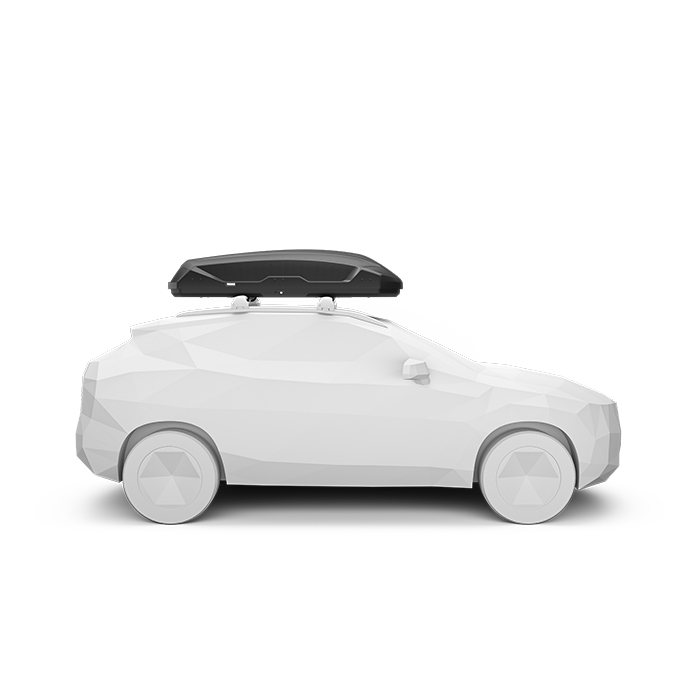 Thule Pulse 2 M Dachbox 400 L schwarz matt PowerClick