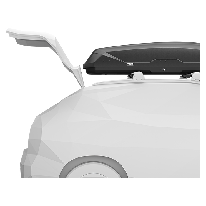 Thule Pulse 2 M Dachbox 400 L schwarz matt PowerClick